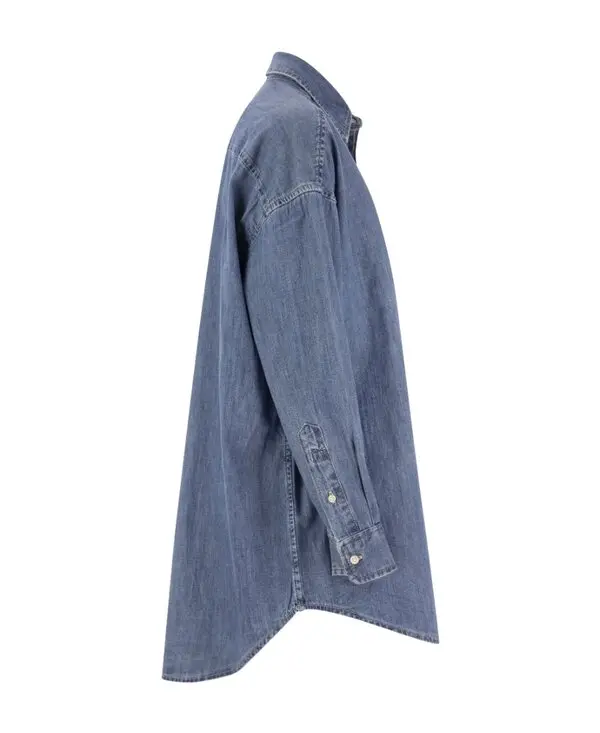 Polo Ralph Lauren Embroidered Denim Button-up Shirt