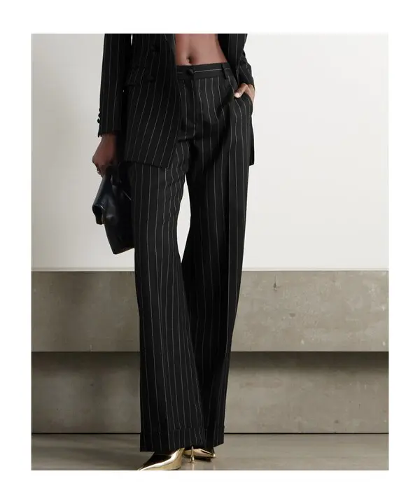 Dolce & Gabbana Straight Leg Pinstriped Trousers