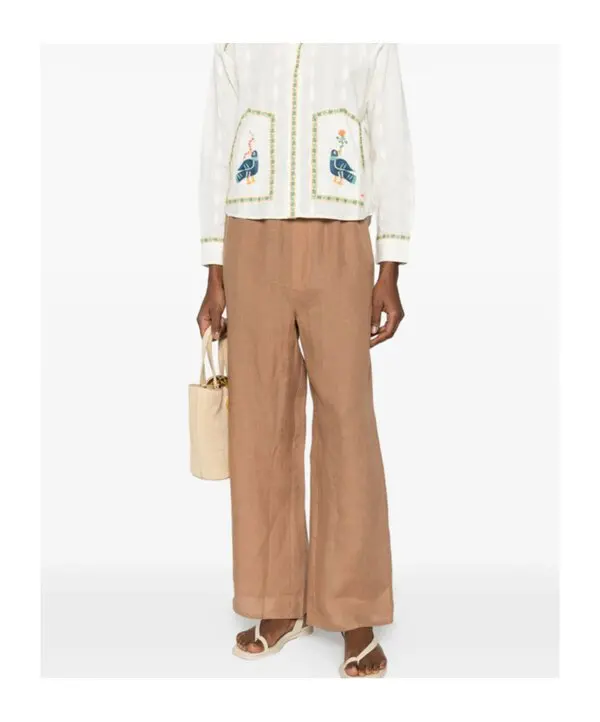 BASERANGE Elastic Waist Casual Pants