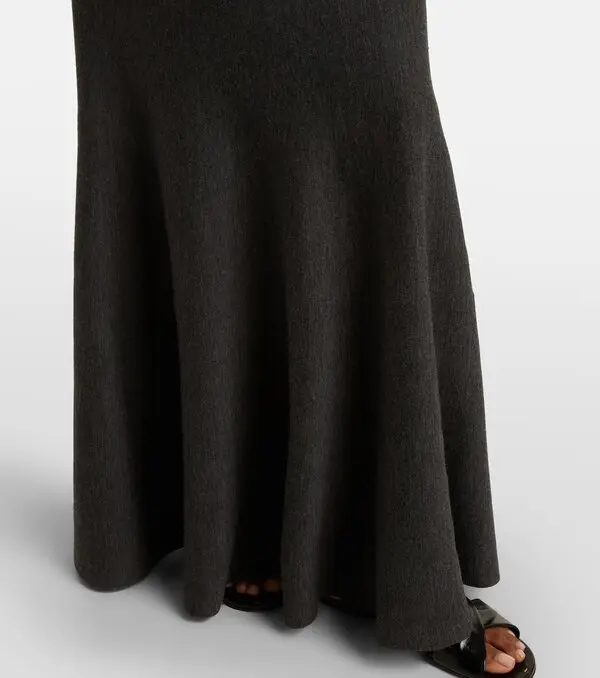 Khaite Margo Wool Maxi Dress