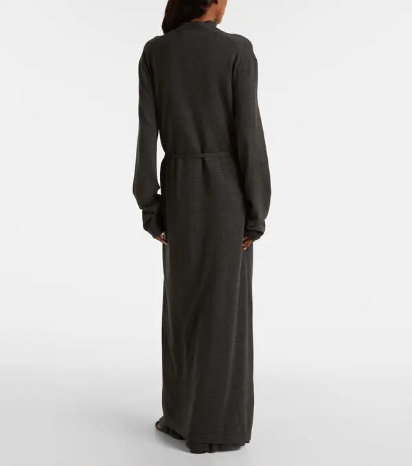 Khaite Alek Wool Wrap Cardigan
