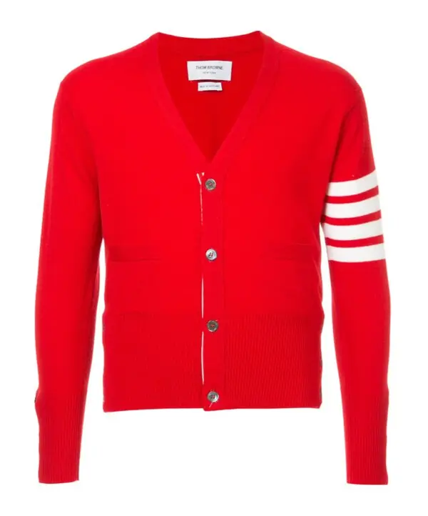 Thom Browne Long-sleeved Sweater - Red