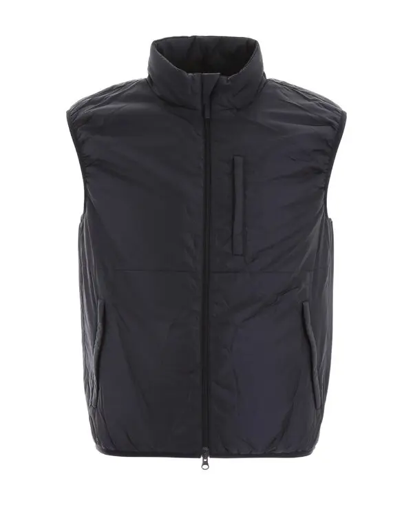 Aspesi Jil Zip-up Gilet - Black