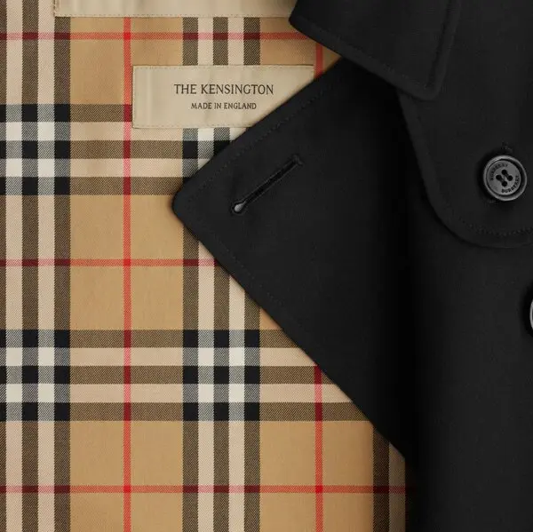 Burberry Double Breasted Belted Trench Coat