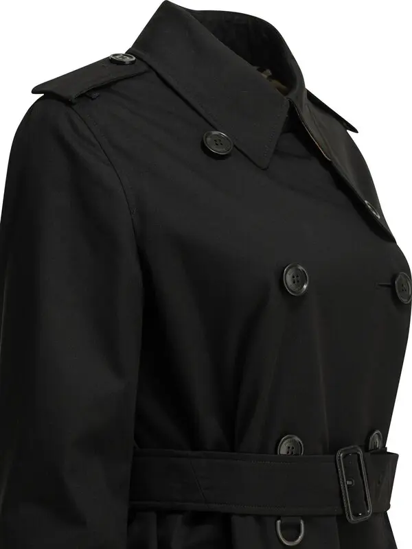 Burberry Double Breasted Belted Trench Coat