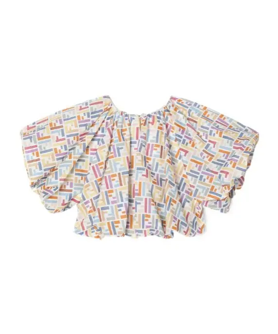 Fendi Muslin Crop Top