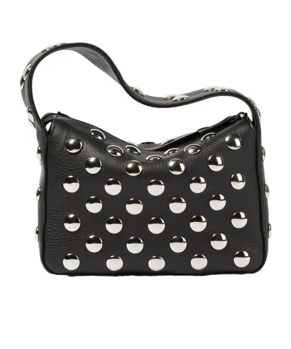 Khaite Elena Studded Leather Shoulder Bag