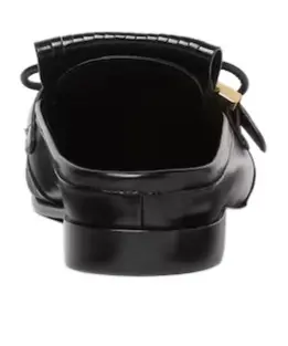 Fendi Baguette Leather Sabots