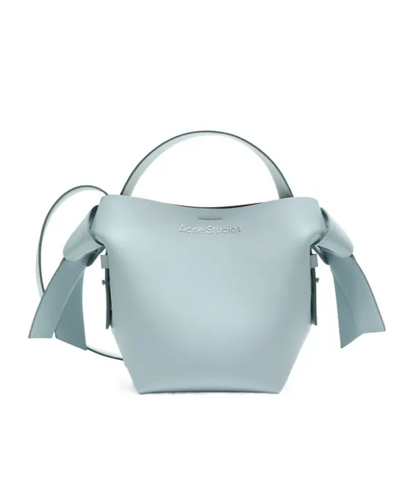 Acne Studios Musubi Mini Shoulder Bag - Gray-blue