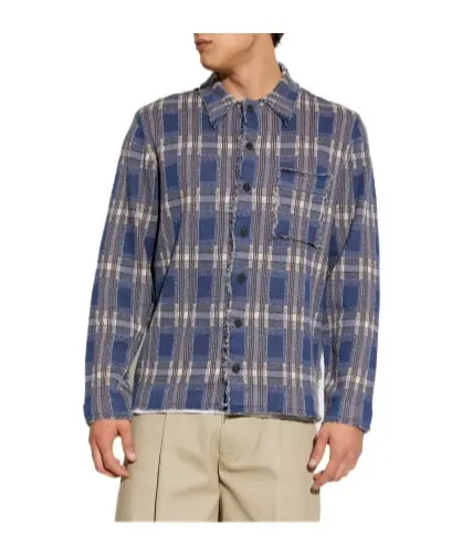 ALLSAINTS Solmar Frayed Check Shirt