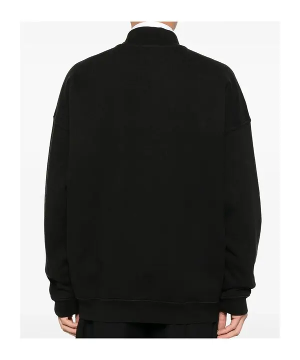 WILLY CHAVARRIA Half Zip Logo Sweatshirt