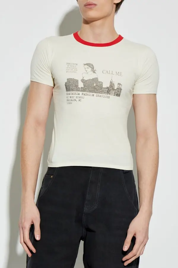 WILLY CHAVARRIA Graphic Ringer T-shirt