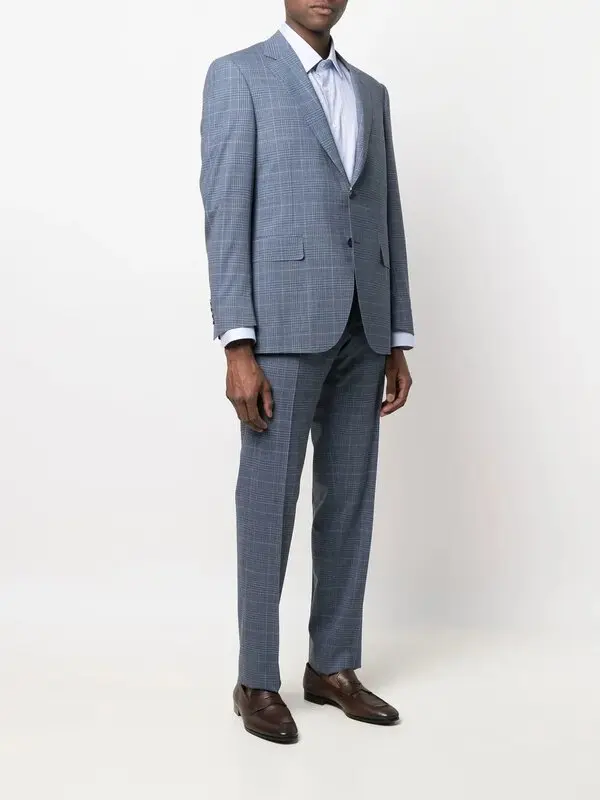Canali Wool Plaid Blazer
