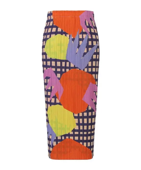 Issey Miyake Midi Skirt - Tomato