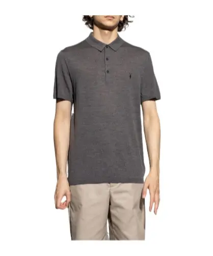 ALLSAINTS Embroidered Polo Shirt