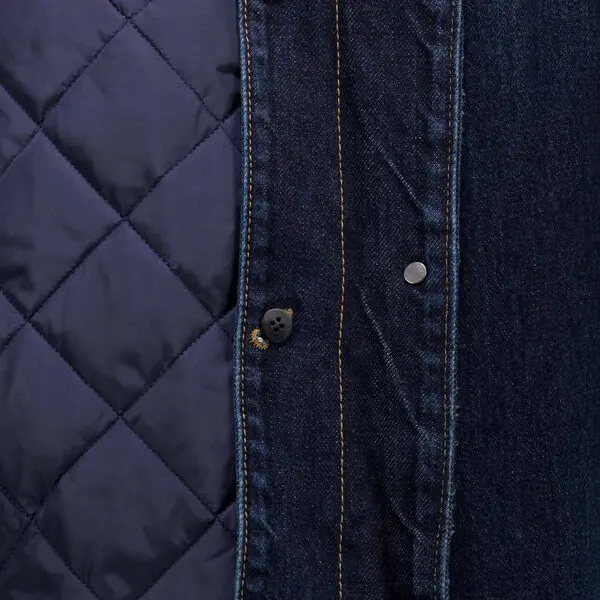 Prada Contrast Collar Denim Jacket