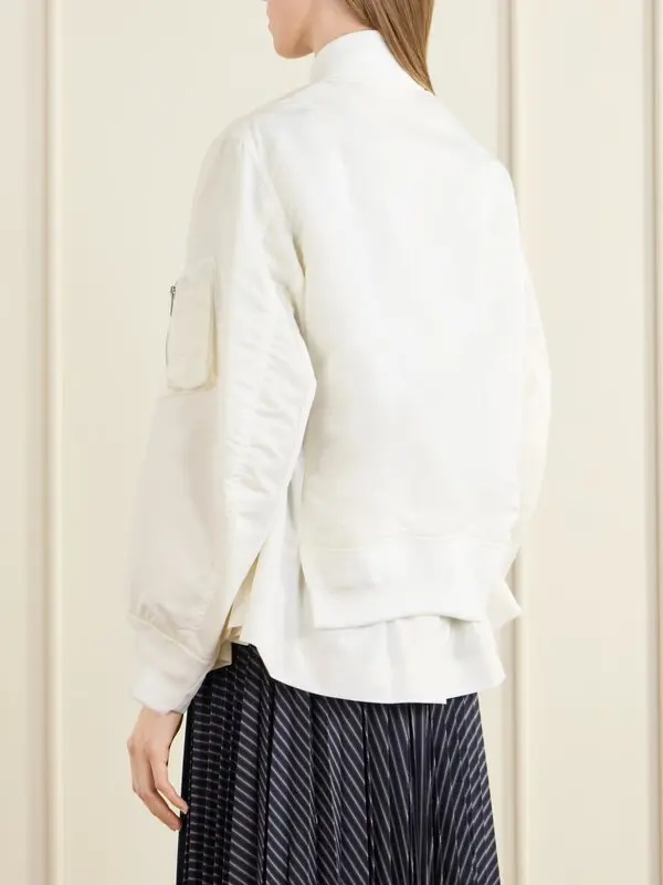 Sacai Quilted Twill Bomber Jacket