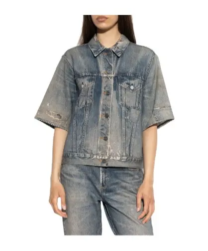 ALLSAINTS Juni Short-sleeve Denim Jacket