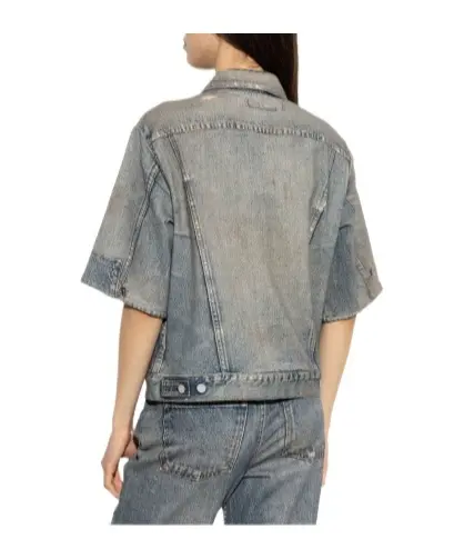 ALLSAINTS Juni Short-sleeve Denim Jacket