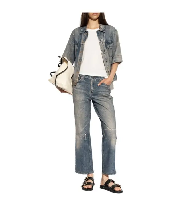 ALLSAINTS Juni Short-sleeve Denim Jacket