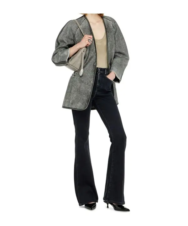 DIESEL® V-neck Cardigan Jacket With Cocoon Sleeves