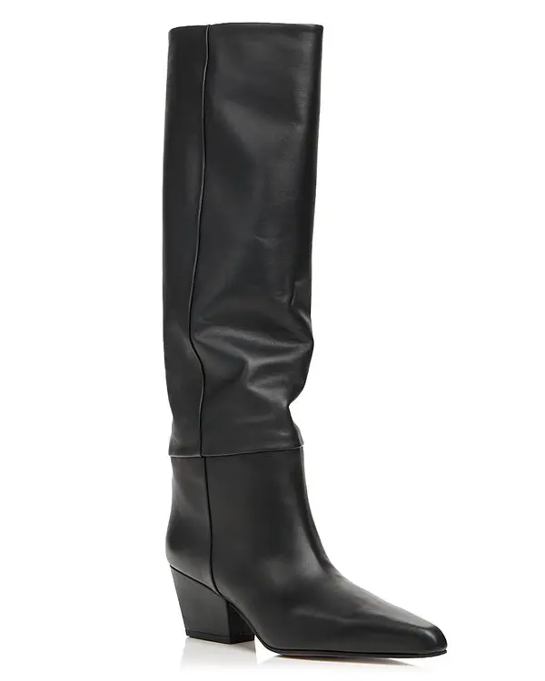 Paris Texas Jane 60 Knee High Boots - Black