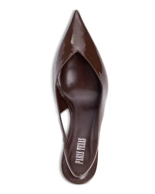 Paris Texas Lidia Slingback Pumps - Ebano