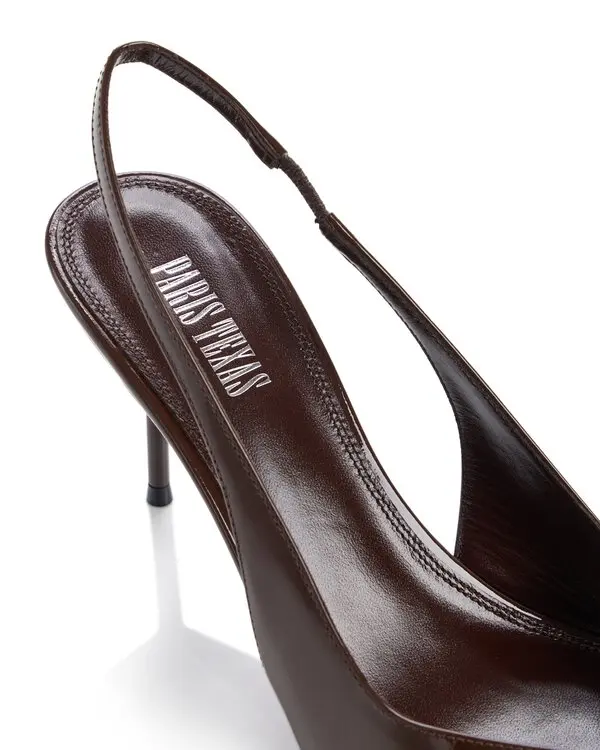 Paris Texas Lidia Slingback Pumps - Ebano