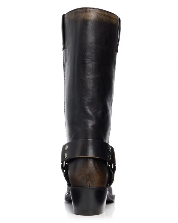 Paris Texas Roxy Harness Boots - Black
