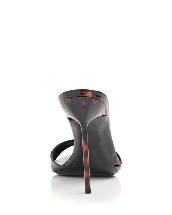 Paris Texas Lidia Stiletto Mules - Tortoise