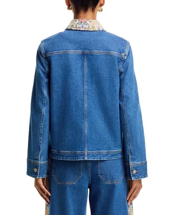 Cinq À Sept Dalton Jean Jacket In Saphire