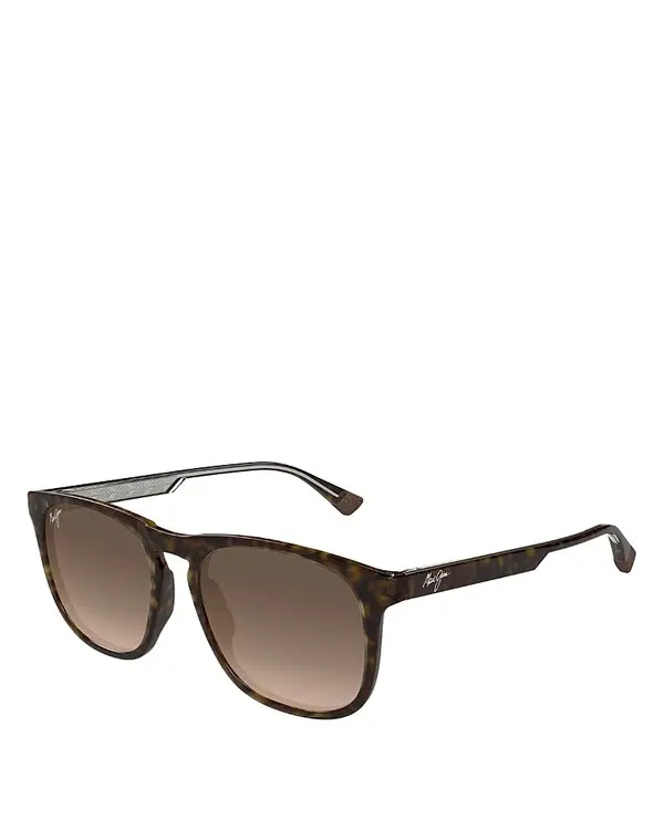 Maui Jim Kupaa Square Sunglasses, 55mm - Brown