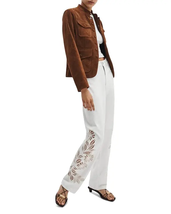 Rag & Bone Mercer Suede Blazer