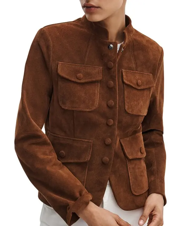 Rag & Bone Mercer Suede Blazer