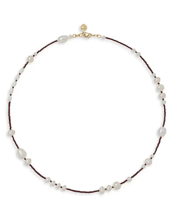 ROXANNE ASSOULIN The Happy Pearl Necklace - Espresso