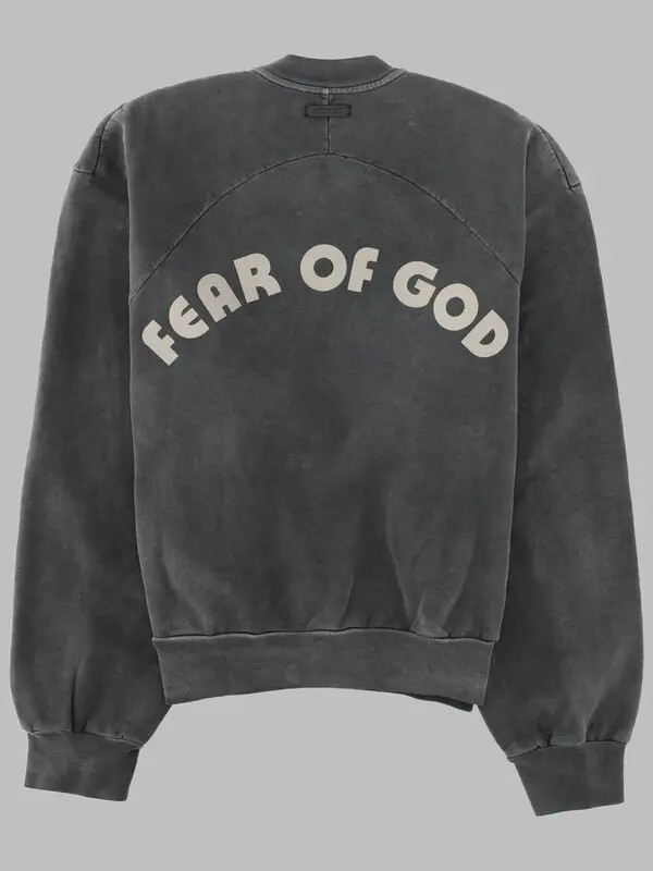 Fear Of God Baseball Sweatshirt - Grey