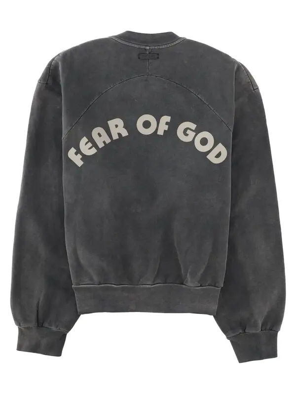 Fear Of God Baseball Sweatshirt - Grey