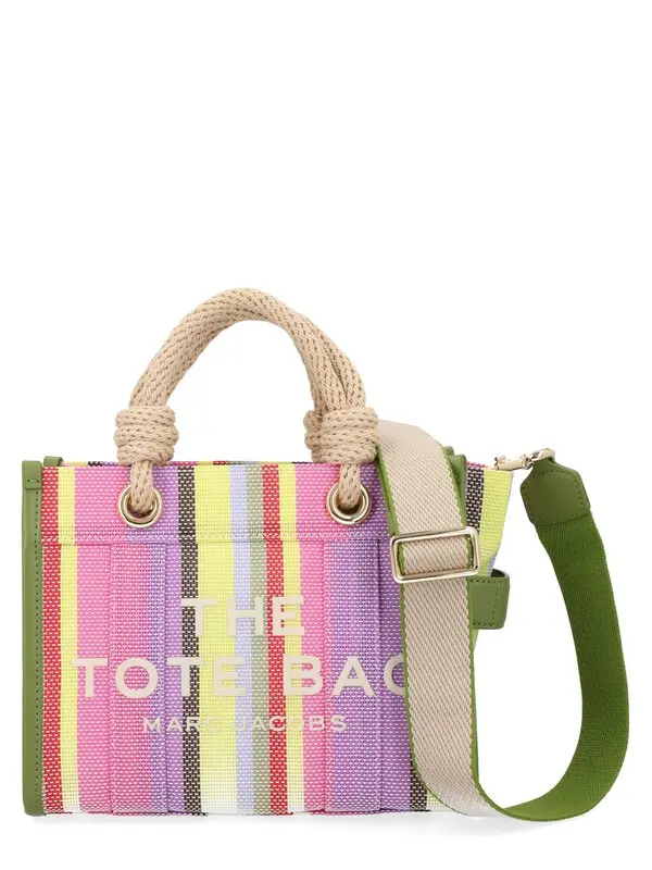 Marc Jacobs Borsa Tote Small A Righe - Multicolour