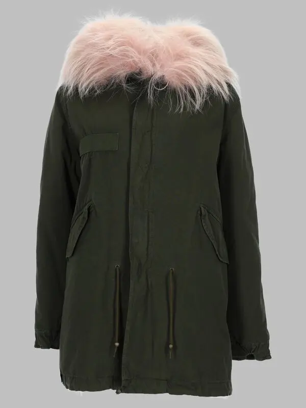 Mr & Mrs Italy Giacca Parka Con Pelliccia