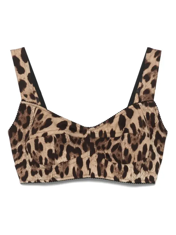 Dolce & Gabbana Sweetheart Neckline Top With Shoulder Straps