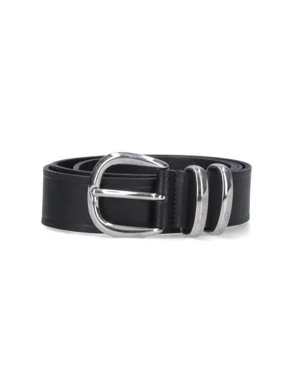 SUNFLOWER Mini Metal Trim Belt With Aniline Finish