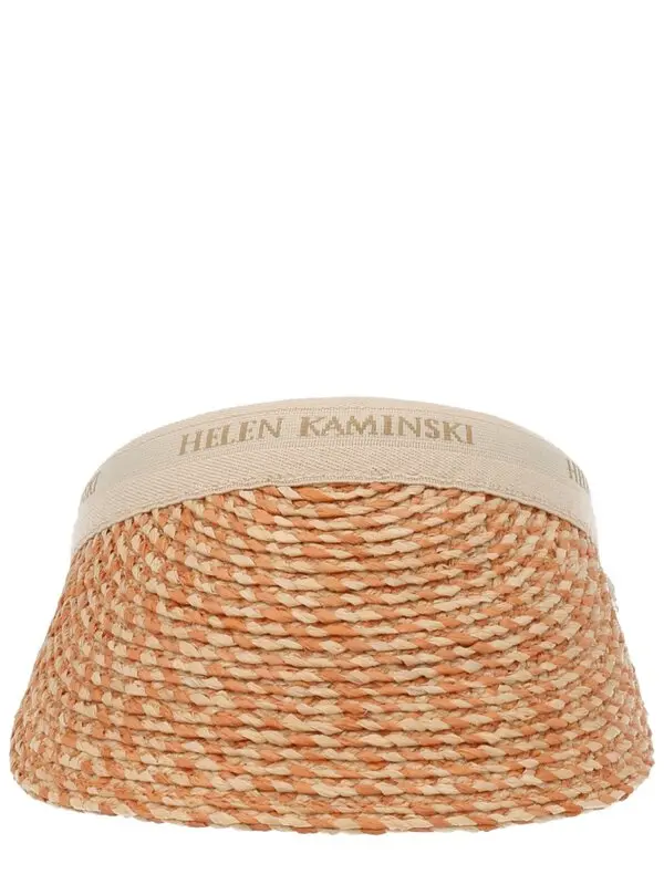 Helen Kaminski Raffia Sun Visor - Beige