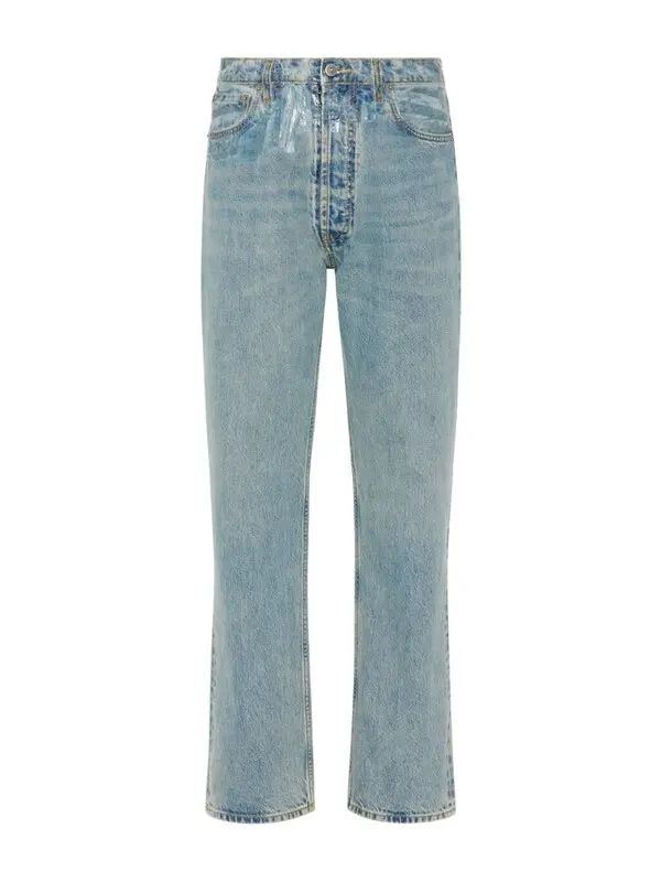 MAISON MARGIELA Straight-leg Cotton Denim Jeans - Denim Blue
