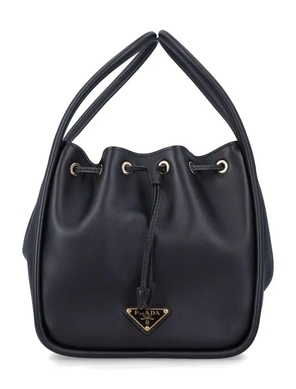 Prada Chic Calfskin Mini Bag - Nero