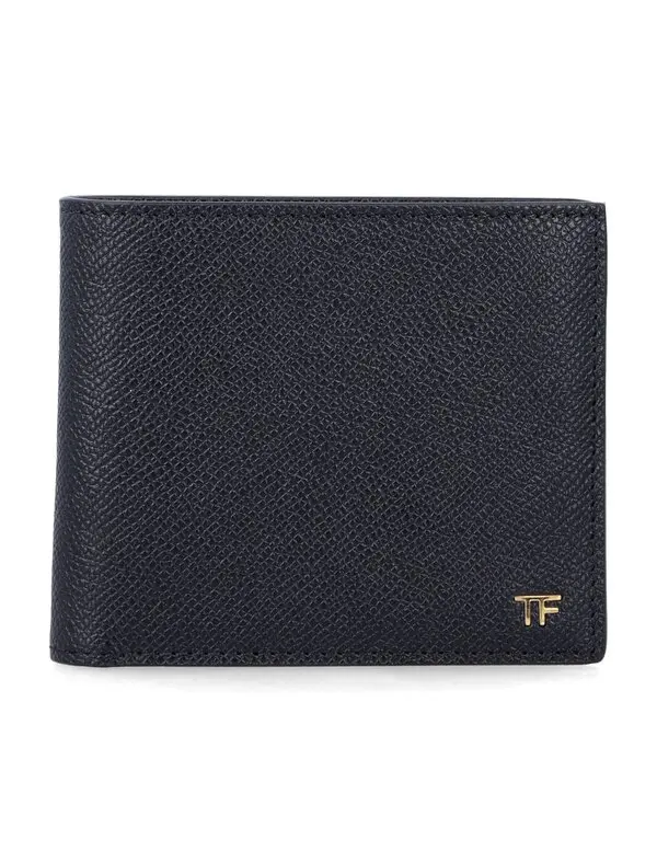 TOM FORD Luxury Leather Wallet For - Nero