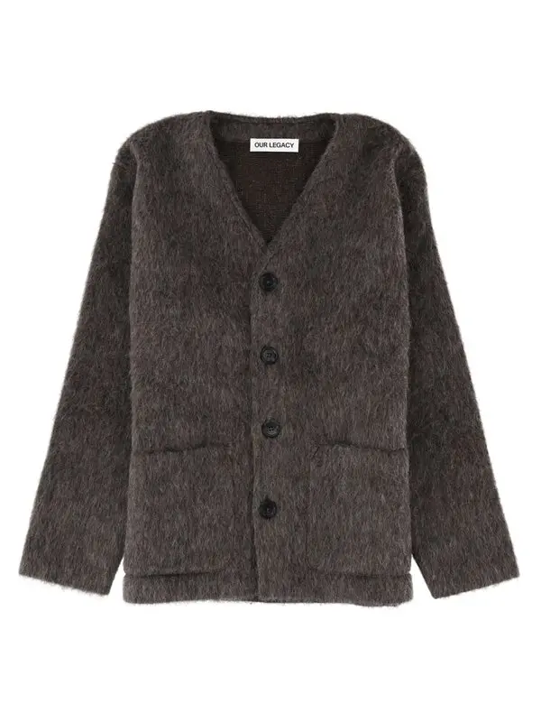 Our Legacy Textured Wool Cardigan