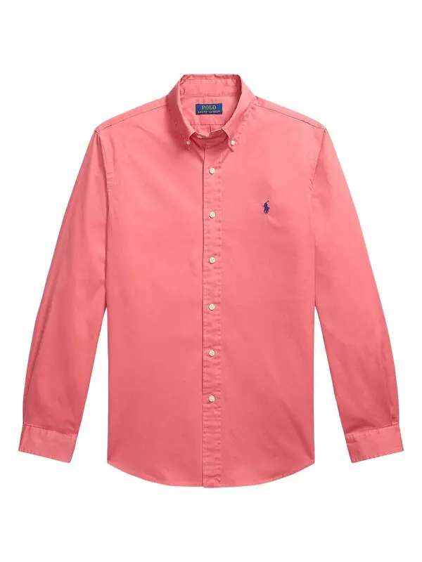 Ralph Lauren Classic Fit Cotton Shirt For Ss26 - Red