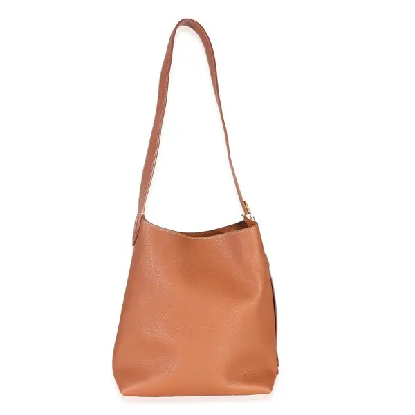 LOUIS VUITTON Grained Calfskin Hobo Pm Shoulder Bag - Brown
