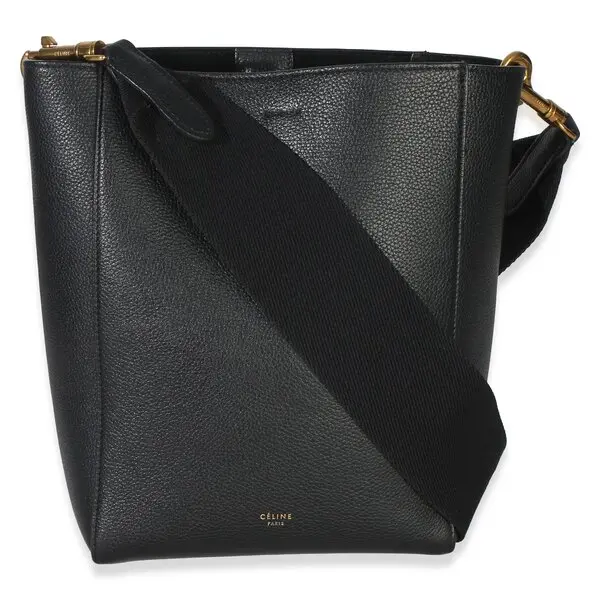 Celine Soft Grained Calfskin Sangle Bucket Bag