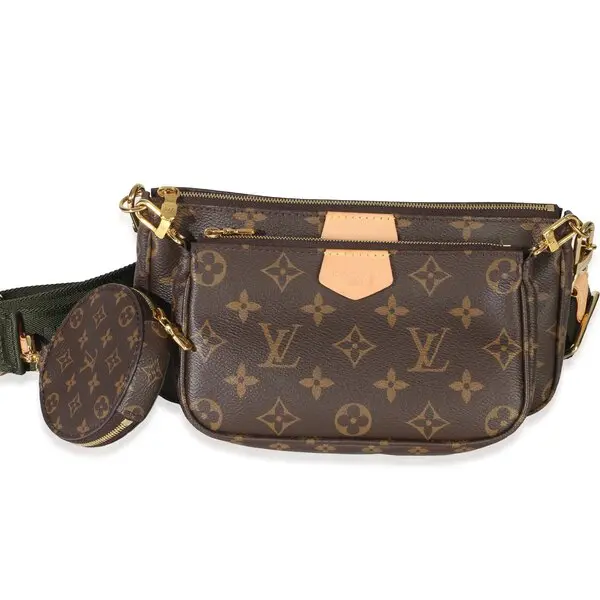 LOUIS VUITTON Monogram Canvas Multi Pochette Accessories - Brown